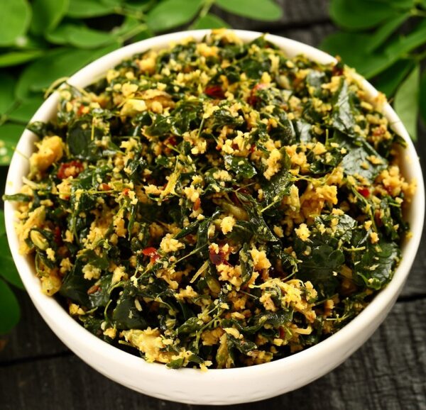 Drumstick Leaves Poriyal - Devagi Sanmugam